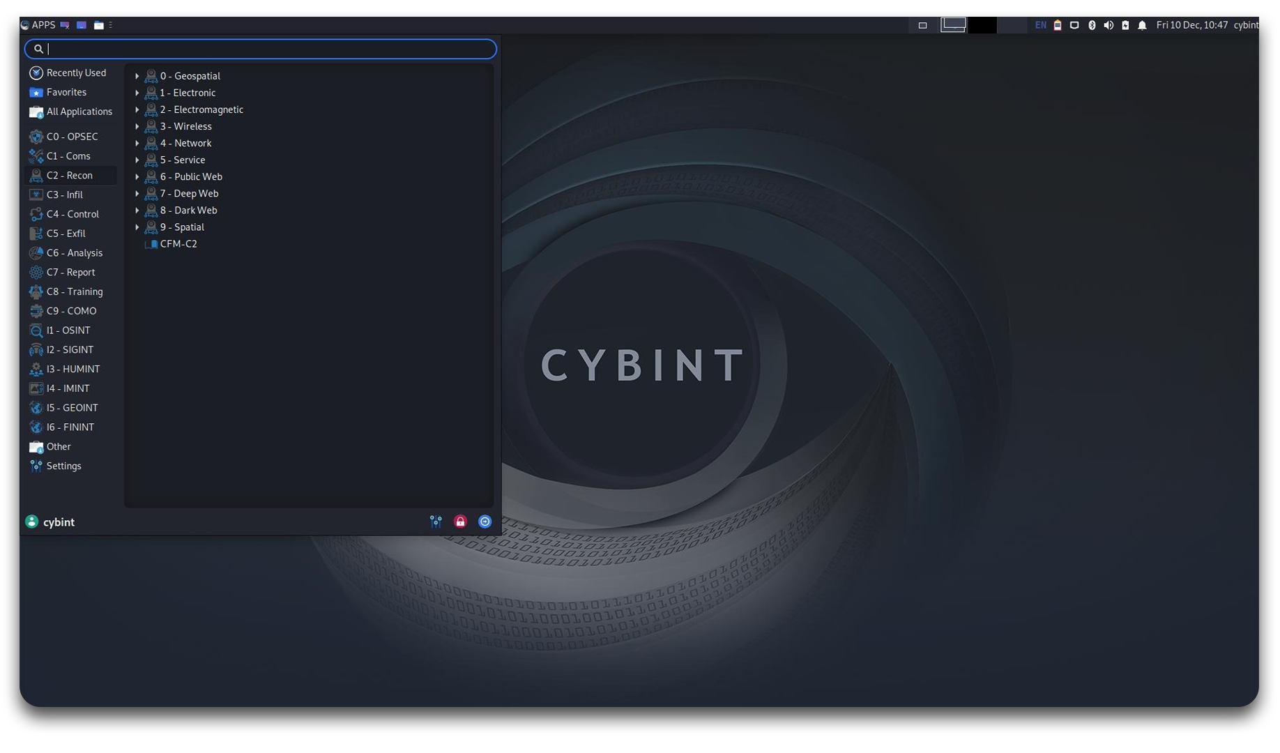 CYBINT Linux - Cyber Intelligence Platform